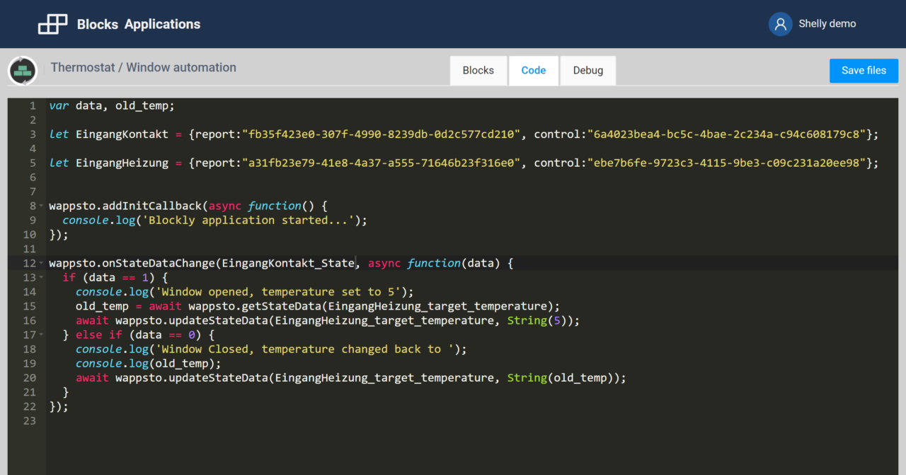 Automation - Wappsto